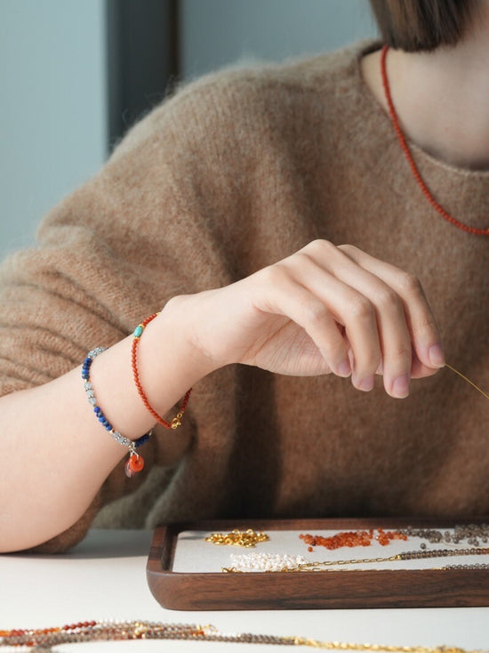 Persimmon South Red Turquoise Bracelet | Jewelry | Lumivault